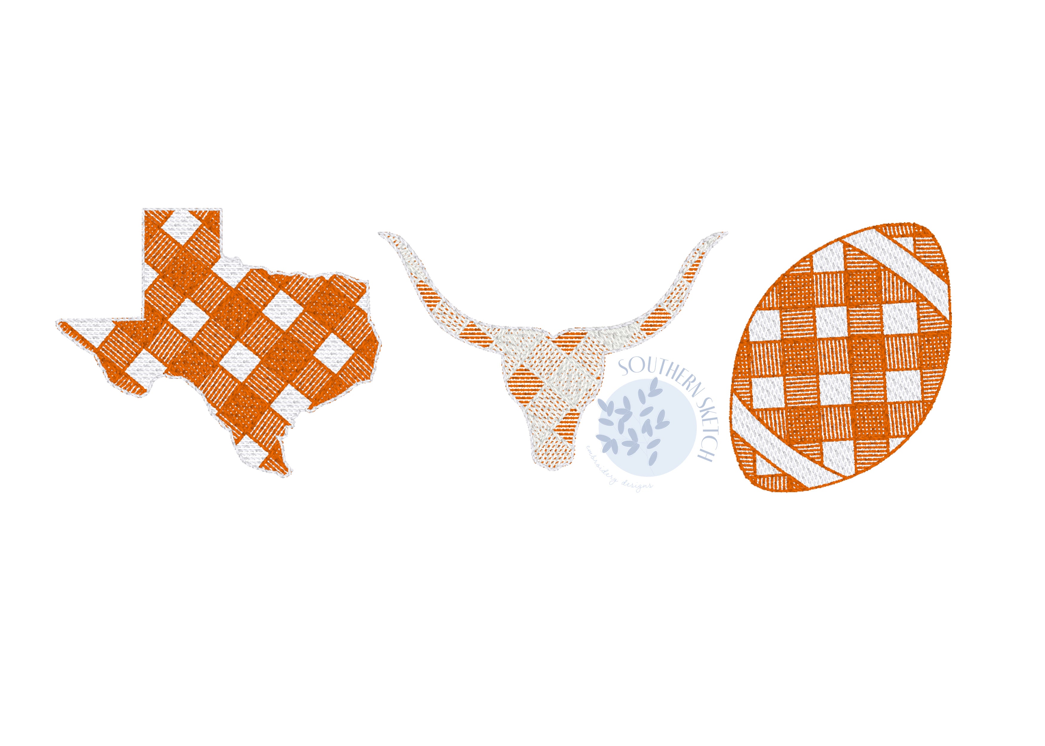 Texas Longhorn Austin Football Gingham University Fall Sports College ...