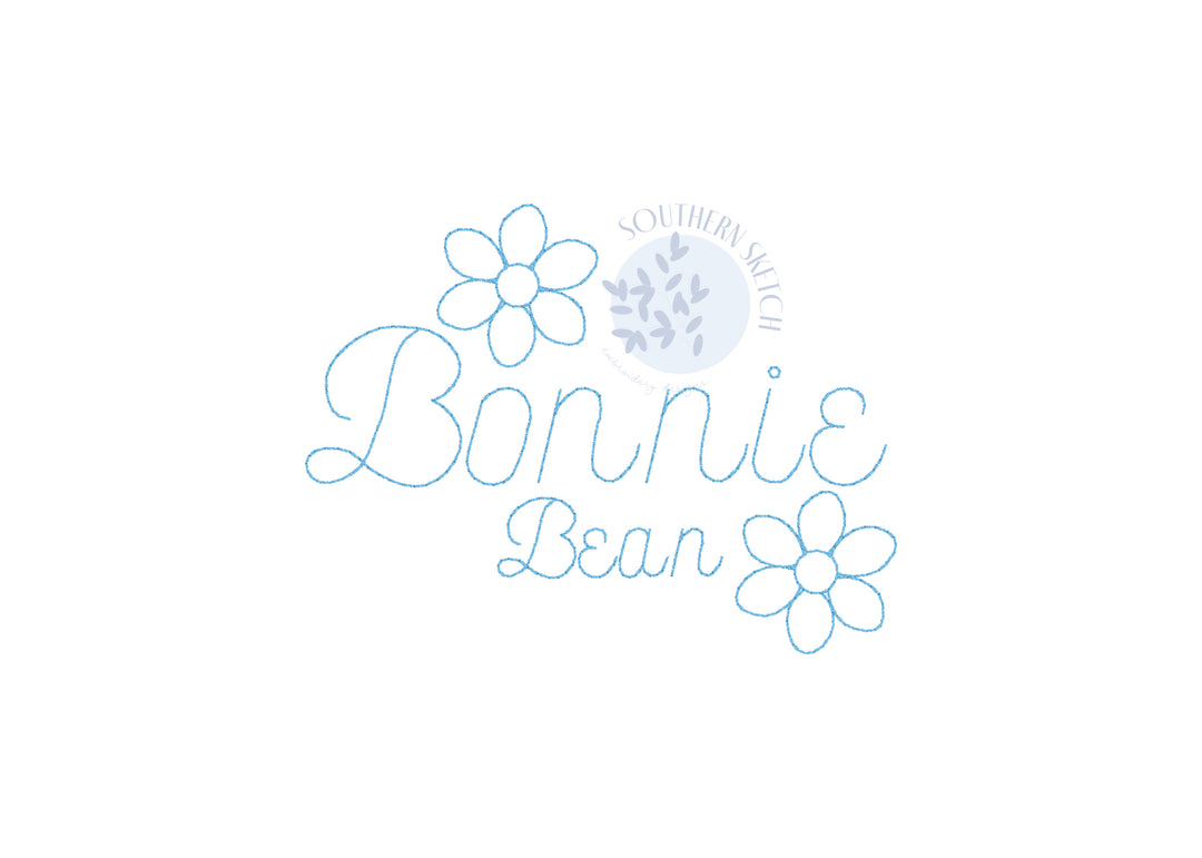 Bean Stitch Cursive Font